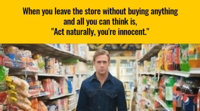 10 Shopping awkward moments every shoppers' faces
